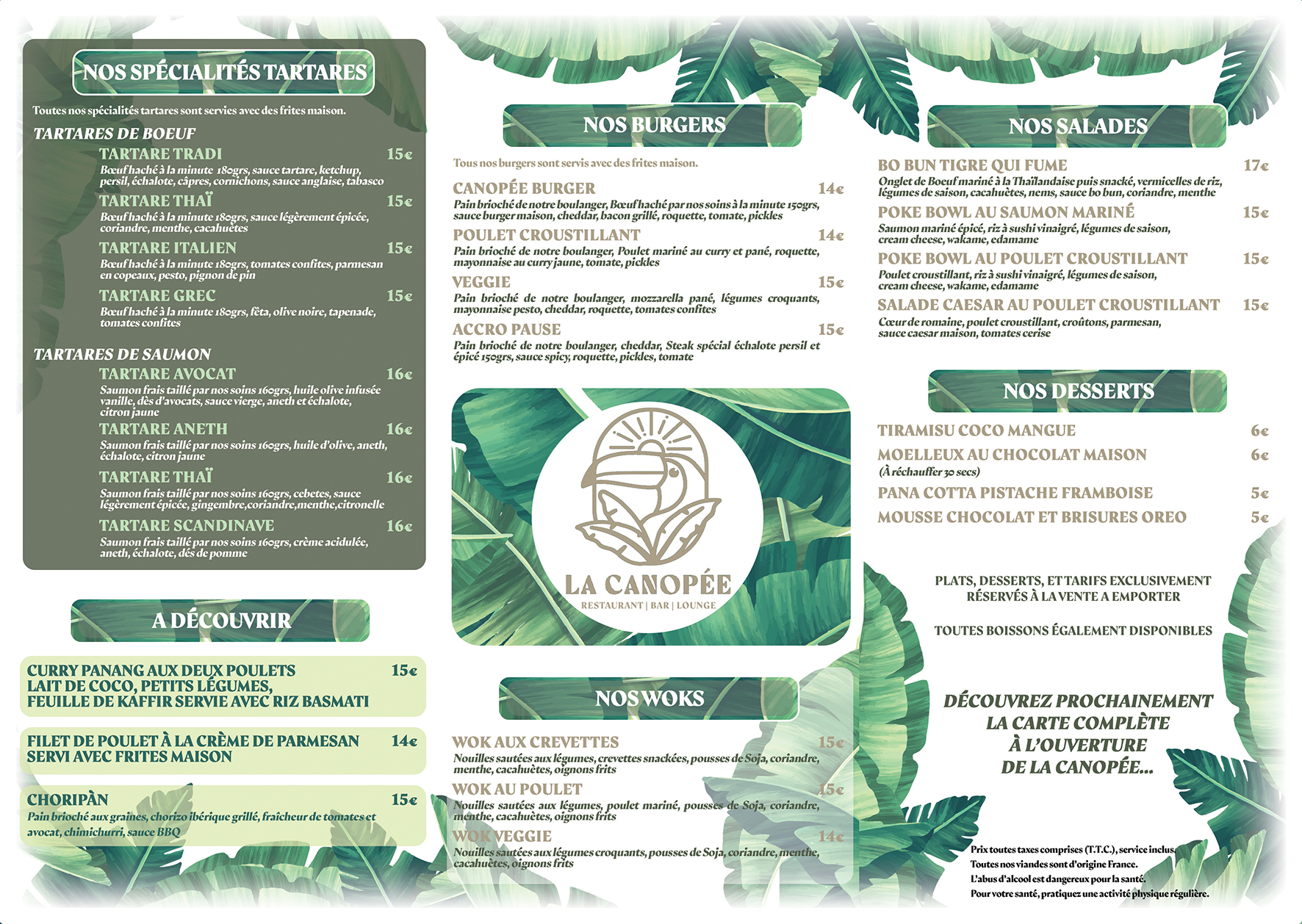 Restaurant Bar Amiens - Longueau - La Canopée : nouveau restaurant